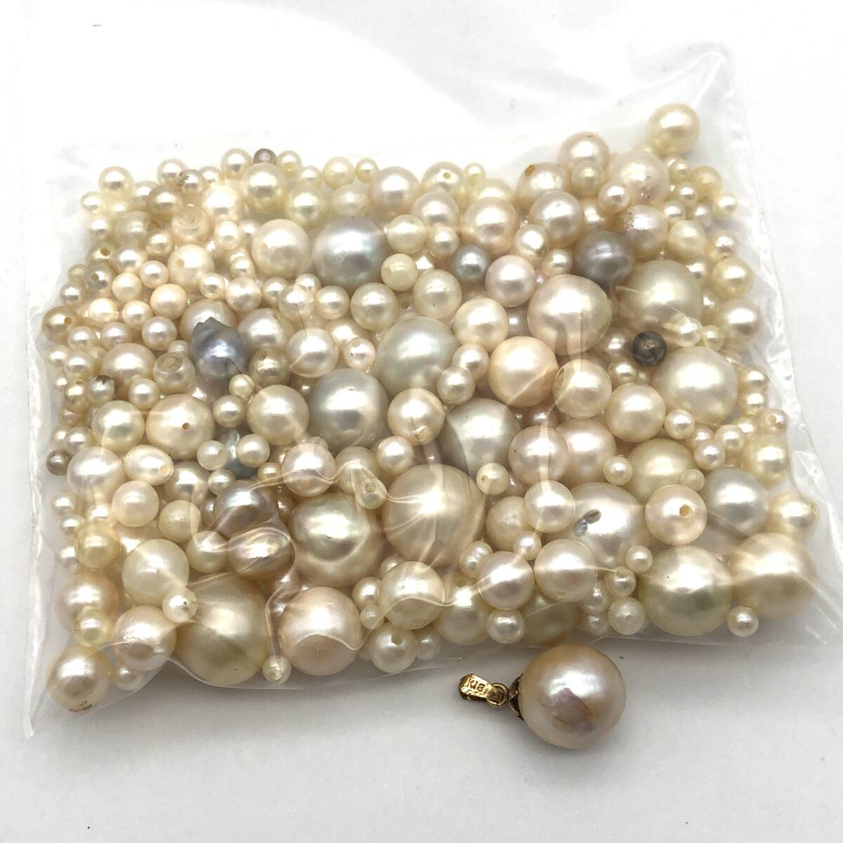 Yahoo!オークション - AY1965 【約61g/K18 刻印金具あり】パール 真珠 ...
