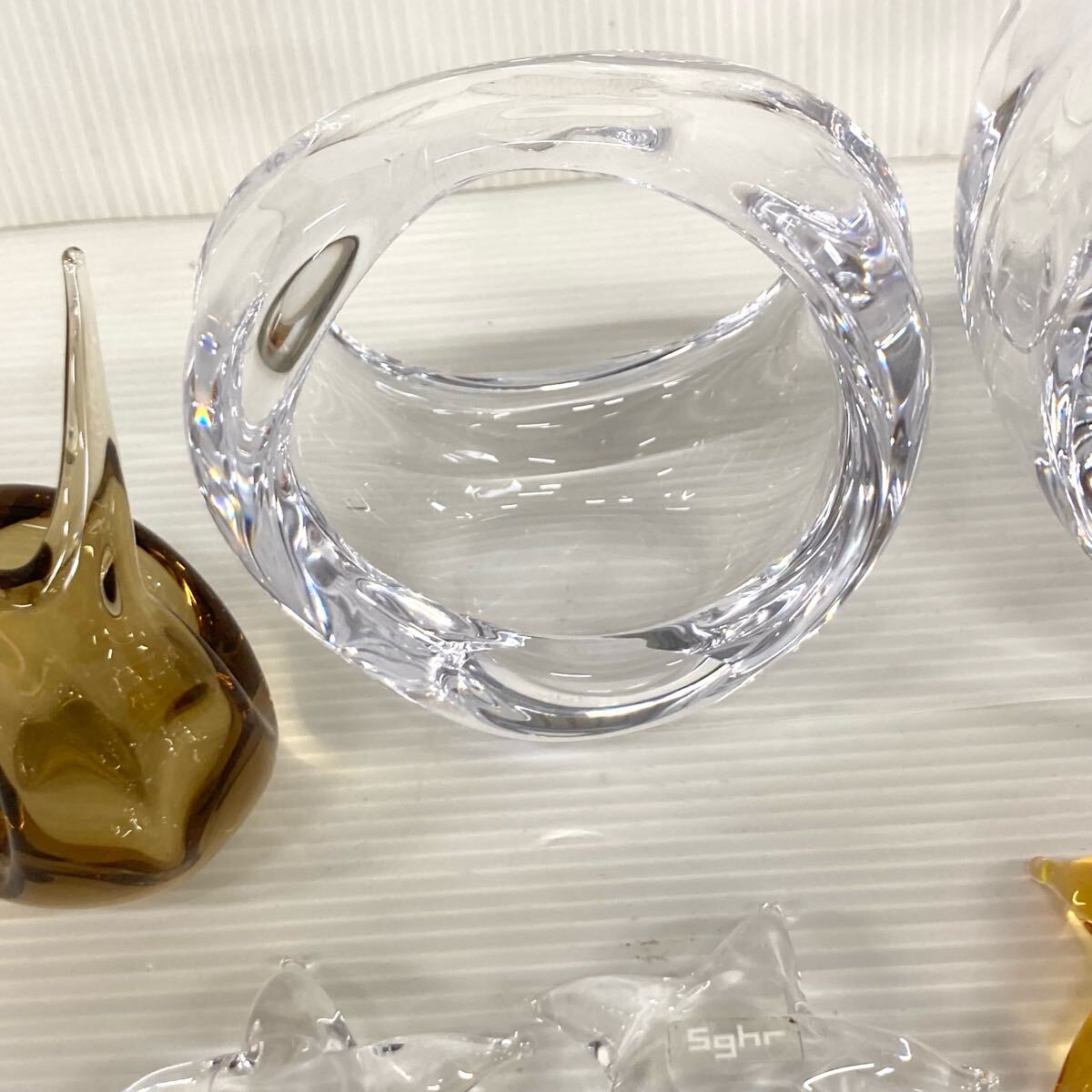 Yahoo!オークション - SGHR スガハラガラス11個セット売り オブジェ 置...