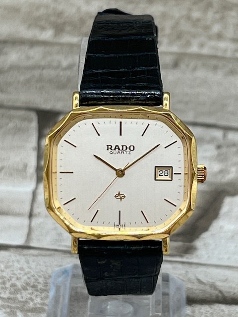 Yahoo!オークション - K5337 【 RADO 】 ラドー 腕時計 107.9501.2 ゴ...