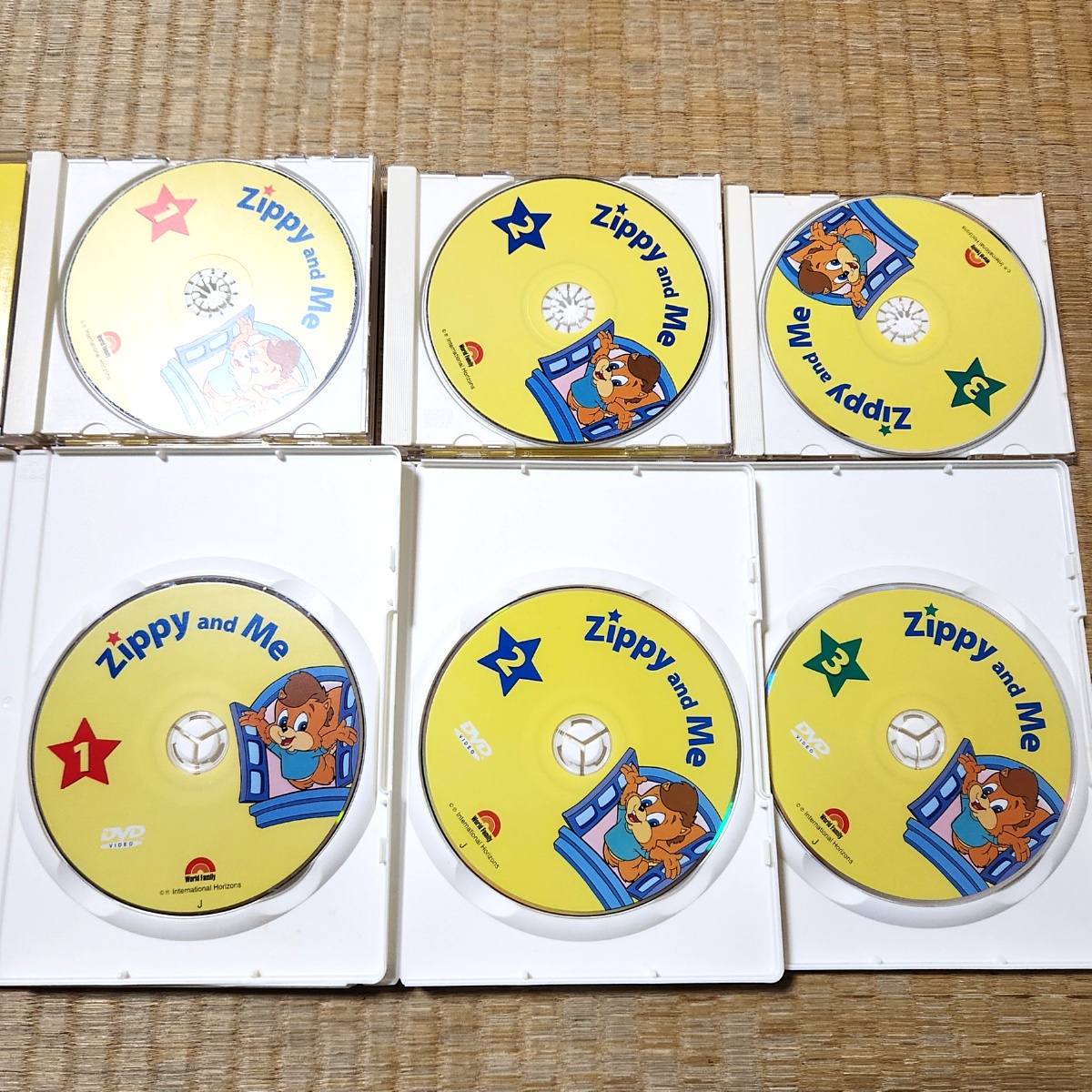 Yahoo!オークション - DWE Zippy and Me DVD3点 CD3点 ディズニーワー...