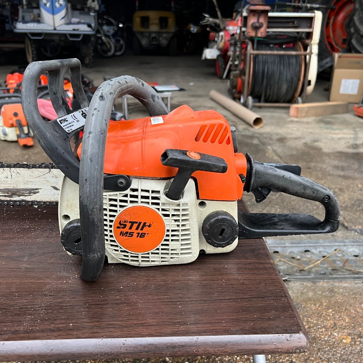 Yahoo!オークション - スチール STHIL MS180C チェーンソー ジャンク ...