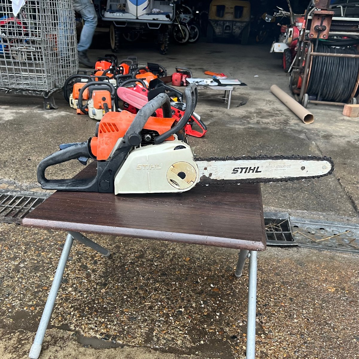 Yahoo!オークション - スチール STHIL MS180C チェーンソー ジャンク ...