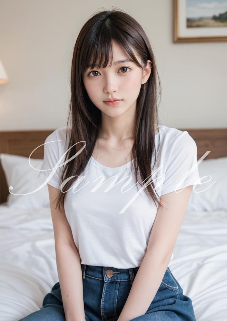 Yahoo!オークション - オリジナルイラスト A4 ポスター AI美女 高画質 ...