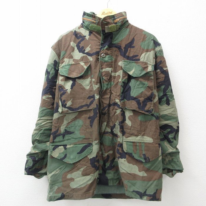 Yahoo!オークション - L/古着 長袖 ミリタリー フィールド ジャケット ...