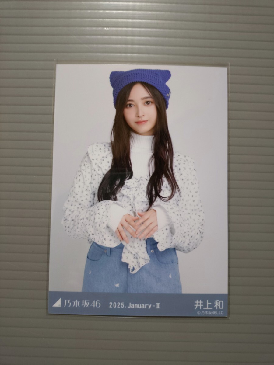 Yahoo!オークション - 乃木坂46 井上和 生写真 猫耳ニット帽 チュウ1...