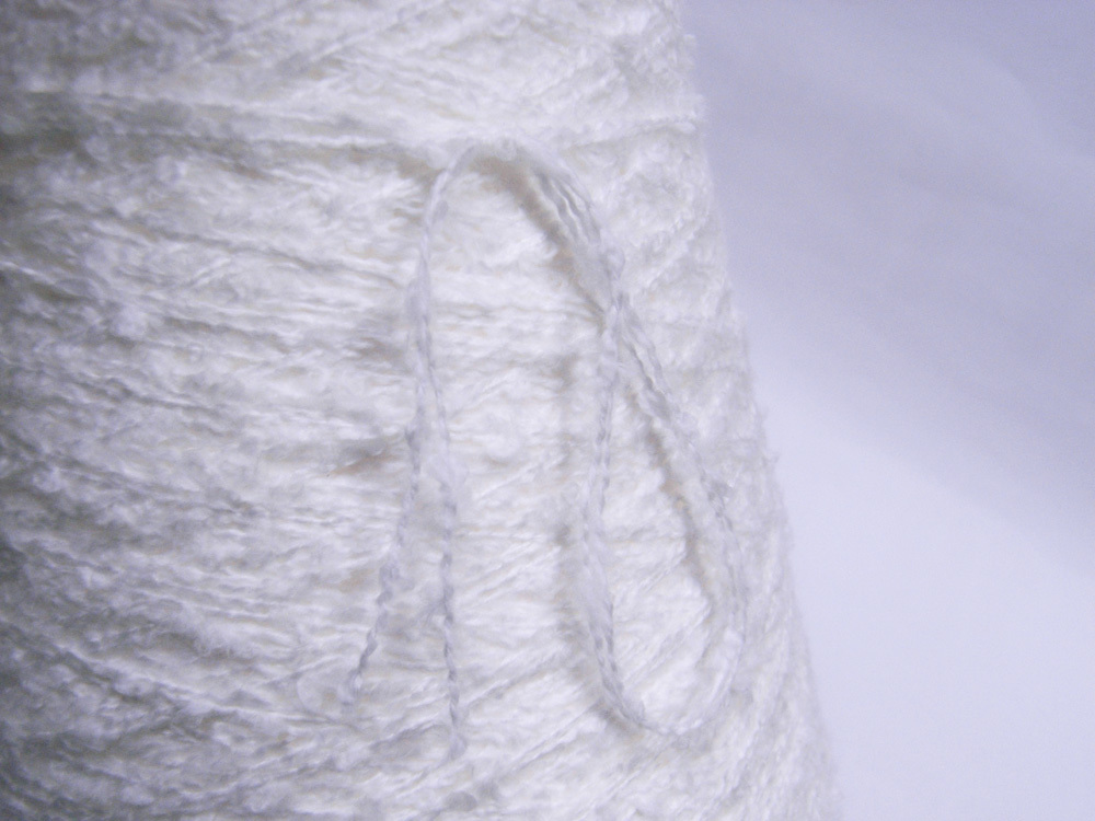 Yahoo!オークション - 柔らかコットンループ 2本取り 白 430g
