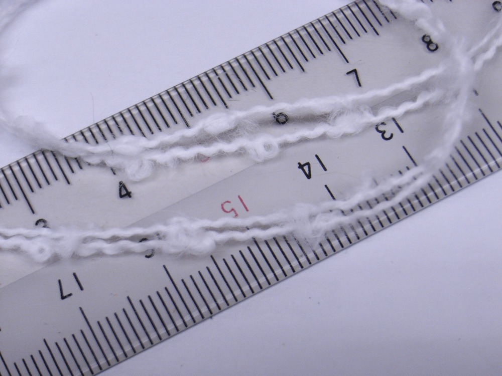 Yahoo!オークション - 柔らかコットンループ 2本取り 白 430g