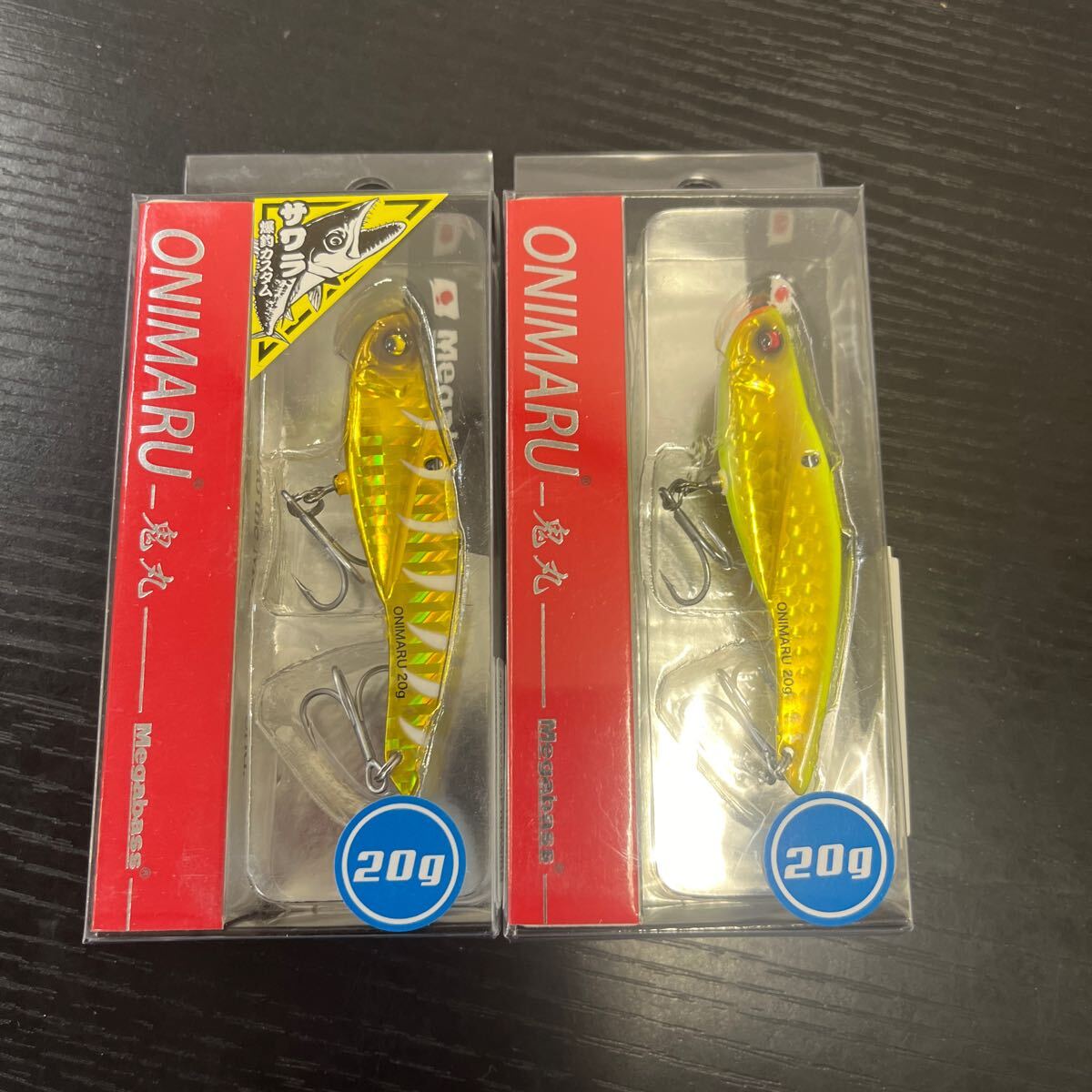 Yahoo!オークション - ONIMARU 20g Gゴールドダブルチャート Gゴールド...