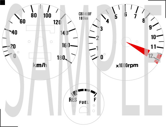 Yahoo!オークション - H02 CB1000SF CBX400F ホワイトメーターシート