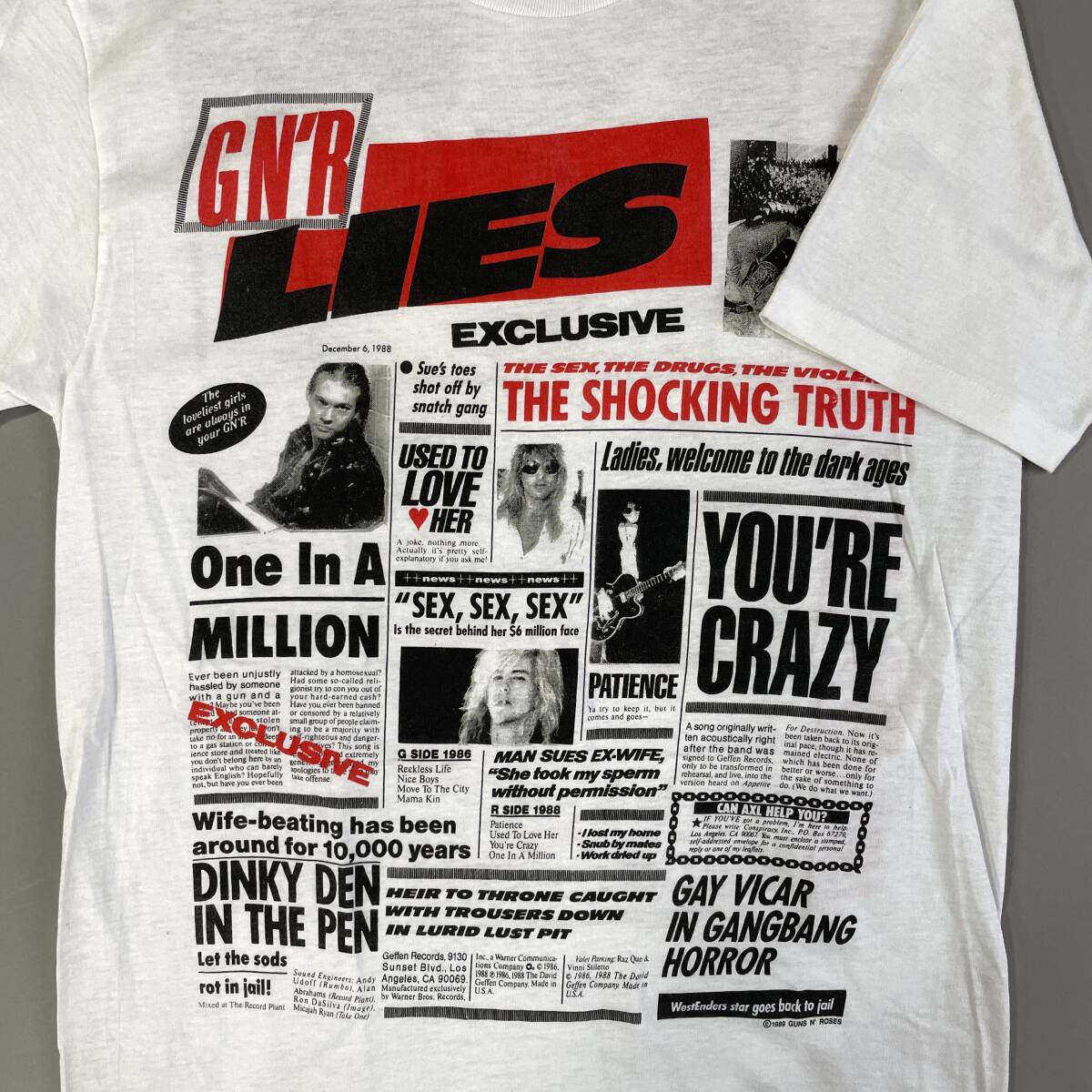 Yahoo!オークション - MS2676 コレクター放出品 激レア 1989 GUNS N' R...