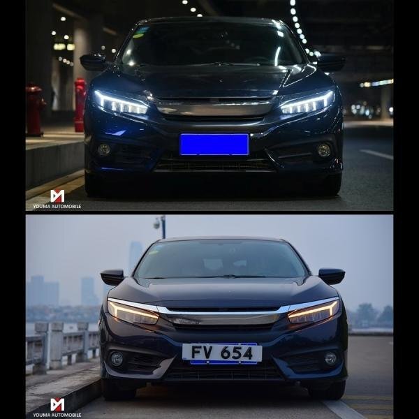 Yahoo!オークション - シビック FK8 FK7 FC1 LED ヘッドライト 左右 ヘ...