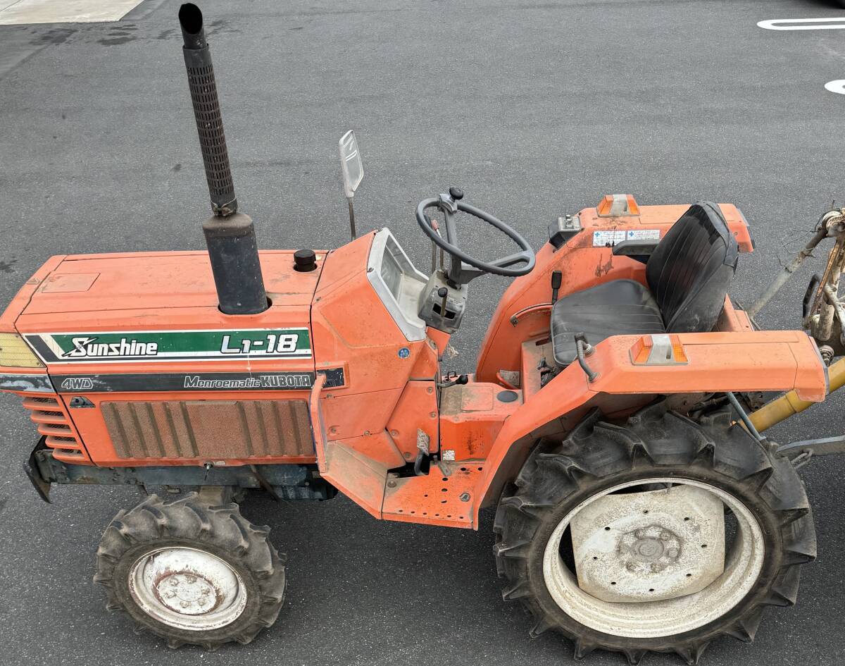 Yahoo!オークション - クボタ トラクター L1-18 愛知県から 基本直接引...