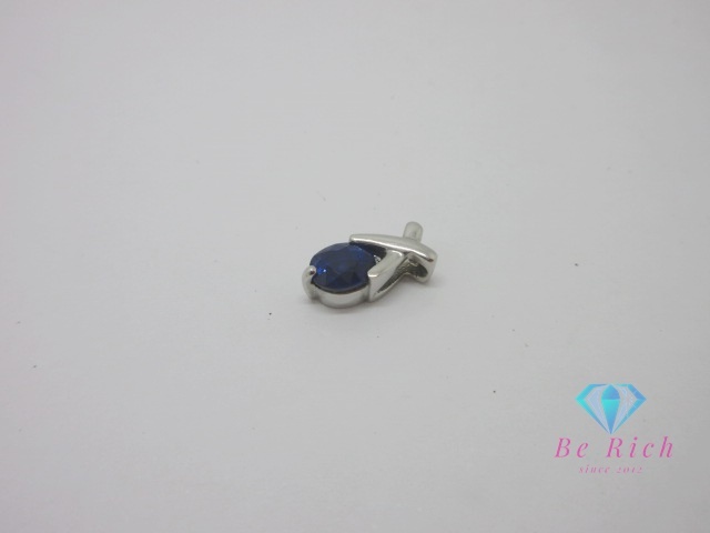 Yahoo!オークション - Pt900 サファイア 0.71ct 付 デザイン ネックレ...