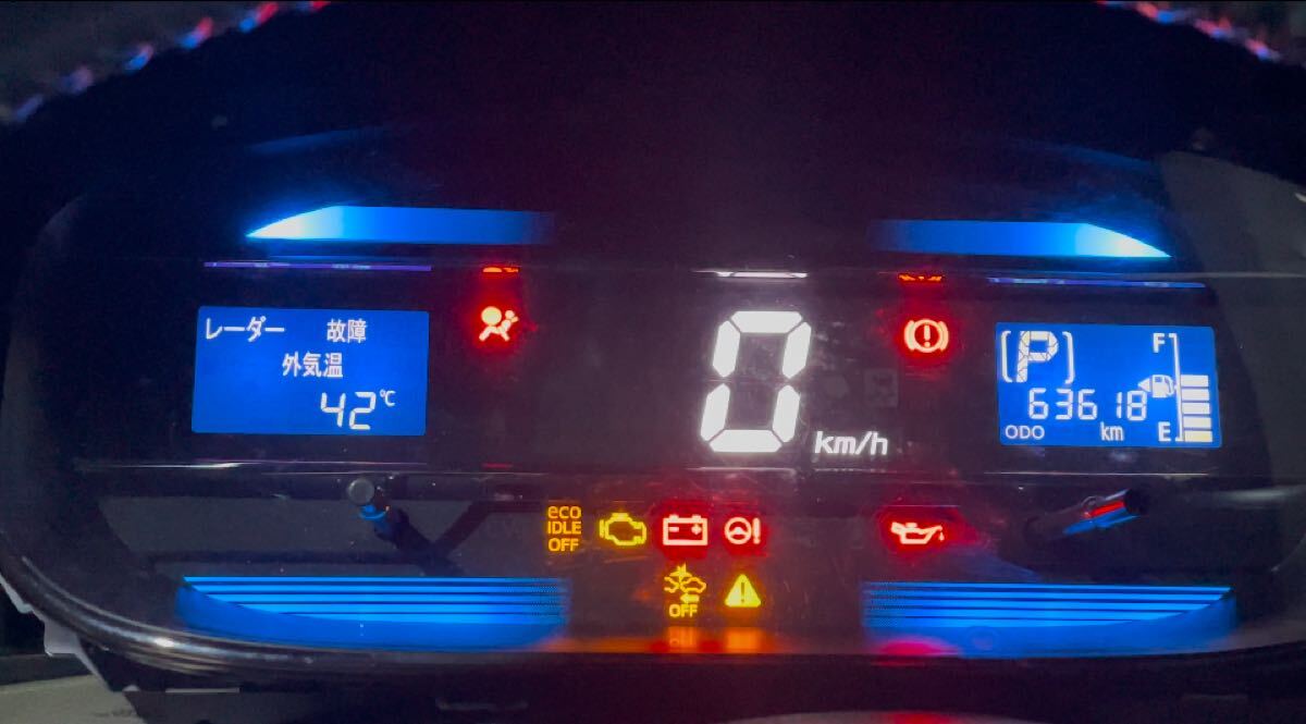 Yahoo!オークション - 送料無料 ミライースDBA-LA300Sスピードメーター...