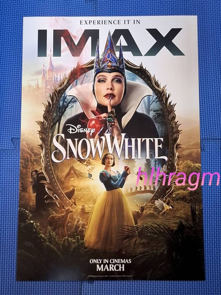 Yahoo!オークション - 映画 実写版 白雪姫 IMAX A3告知ポスター