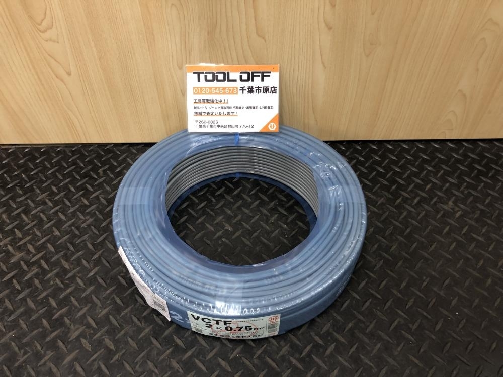 Yahoo!オークション - 017 未使用品・即決価格 富士電線 VCTFケーブル ...