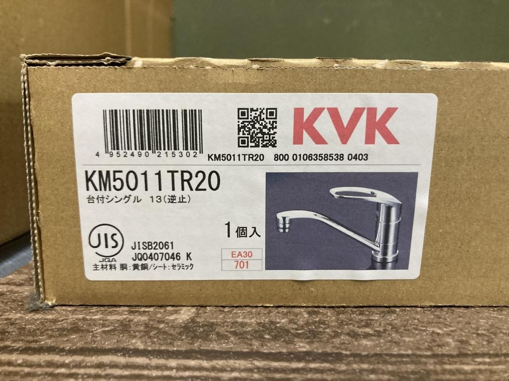Yahoo!オークション - 020 未使用品・即決価格 KVK シングルレバー混合...