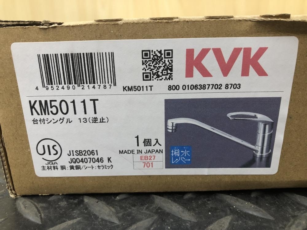 Yahoo!オークション - 017 未使用品・即決価格 KVK 台付シングル13 KM5...