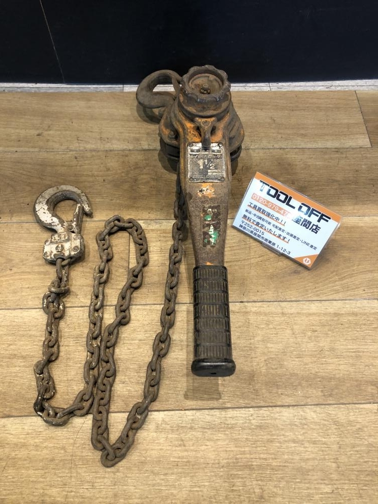 Yahoo!オークション - 024 ジャンク品 KITO レバーブロック1.5ton L4