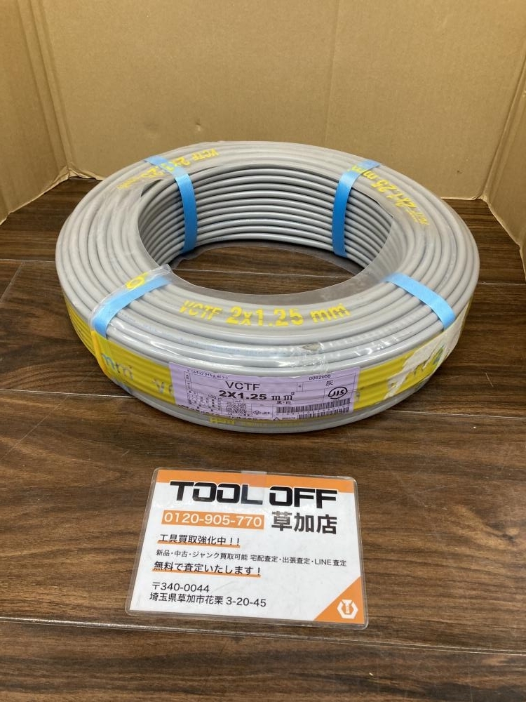 Yahoo!オークション - 006 未使用品・即決価格 住電 VCTFケーブル 2×1...