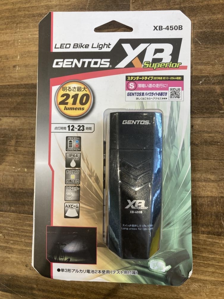Yahoo!オークション - 008 未使用品・即決価格 GENTOS LEDバイクライト...
