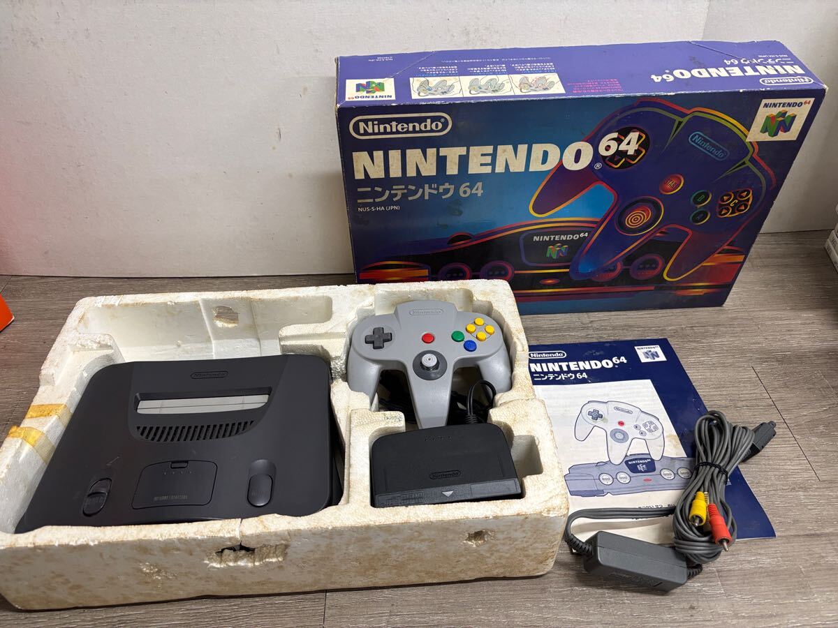 Yahoo!オークション - N64 ニンテンドウ64 動作品 本体 コントローラ...