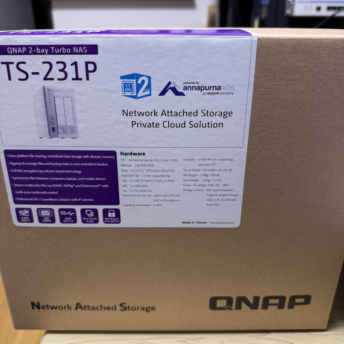 Yahoo!オークション - QNAP TS-231P Alpine AL212 2コア 1.7GHz