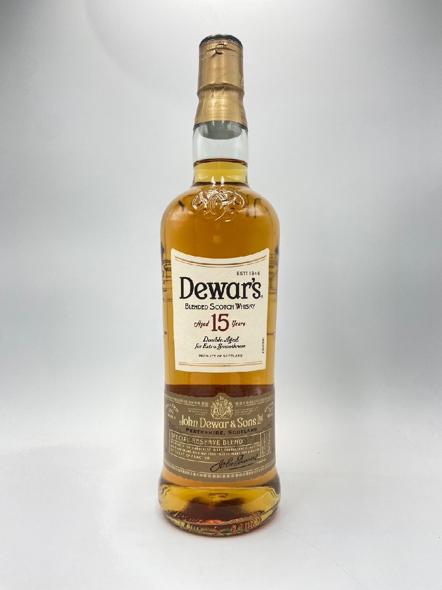 Yahoo!オークション - 【同梱不可】Dewar's デュワーズ 15年 ブレンデ...