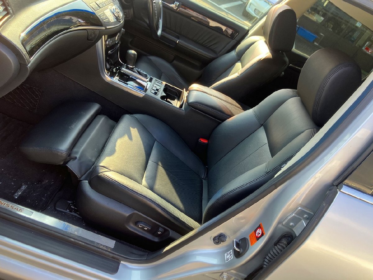 Yahoo!オークション - 【Y管理77677 H18 フーガ GY50】 黒革 助手席 ア...