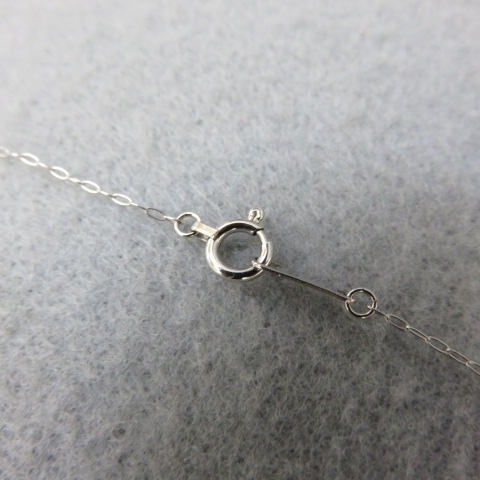 Yahoo!オークション - RKO403 Pt850 ダイヤモンドネックレス D0.08 1g ...