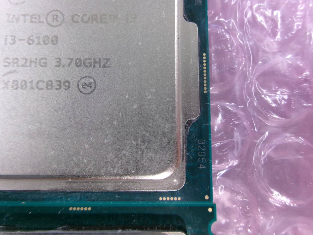 Yahoo!オークション - [R106]BIOS確済 Intel Core i3-6100 4個セット 3...