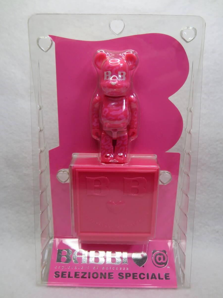 Yahoo!オークション - ベアブリック 100％ BABBI LEOPARD FUCSIA ピン...