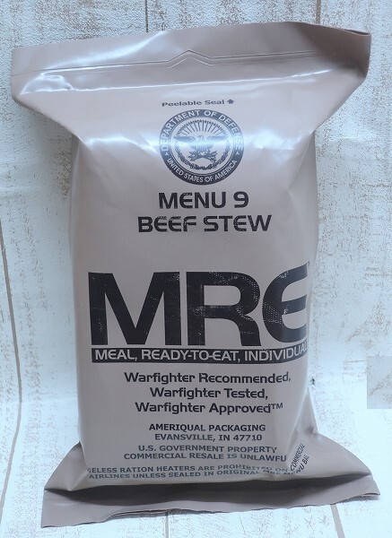 Yahoo!オークション - 6-5970A/新品 MRE MENU9 ビーフシチュー