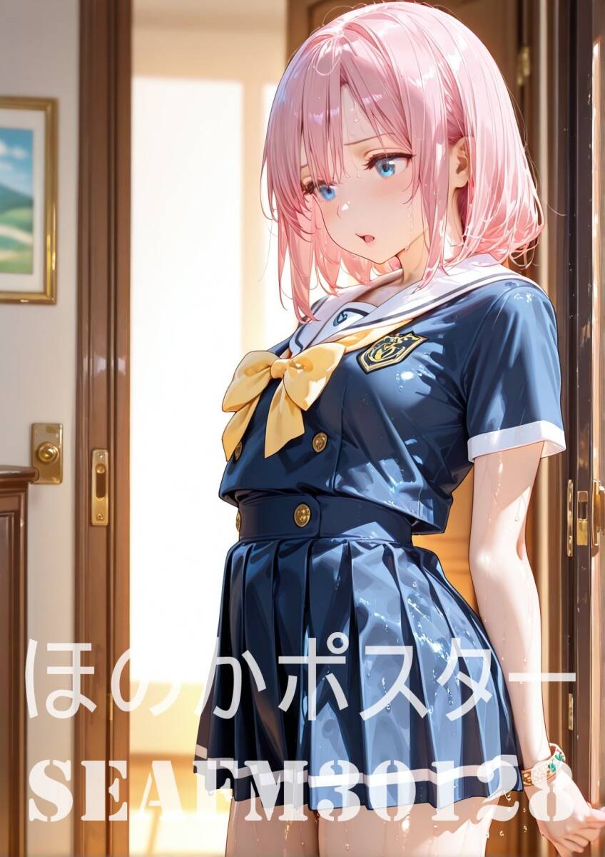 Yahoo!オークション - ほのかポスター スポーツ女子 競泳水着 A4 オリ...