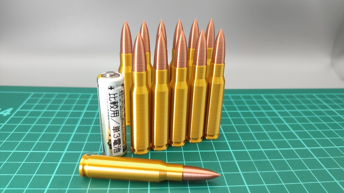 Yahoo!オークション - 7.62x51mm NATO / .308 Winchester 弾風 ダミー...