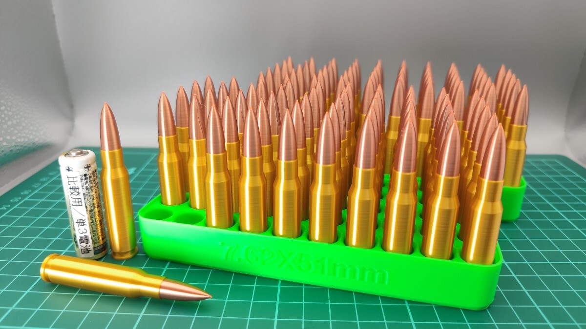 Yahoo!オークション - 7.62x51mm NATO / .308 Winchester 弾風 ダミー...
