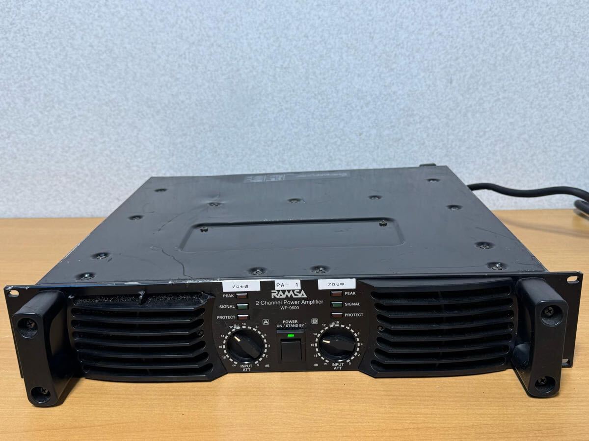 Yahoo!オークション - Panasonic RAMSA パナソニック 2 channel power ...