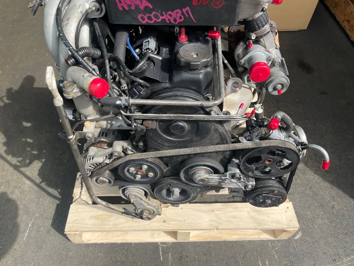 Yahoo!オークション - キックス ABA-H59A 4A30T エンジン ミッション ...