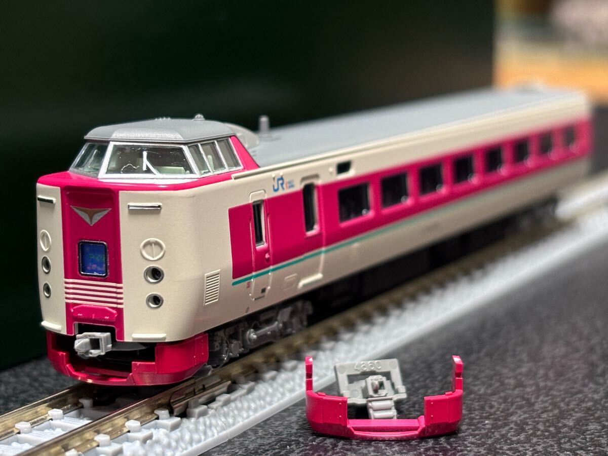 KATO クモハ381 506 スカート付き 381系 ゆったりやくも ノーマル編成 グレー台車 10-1779バラ(特急形電車)｜売買されたオークション情報、yahooの商品情報をアーカイブ ...