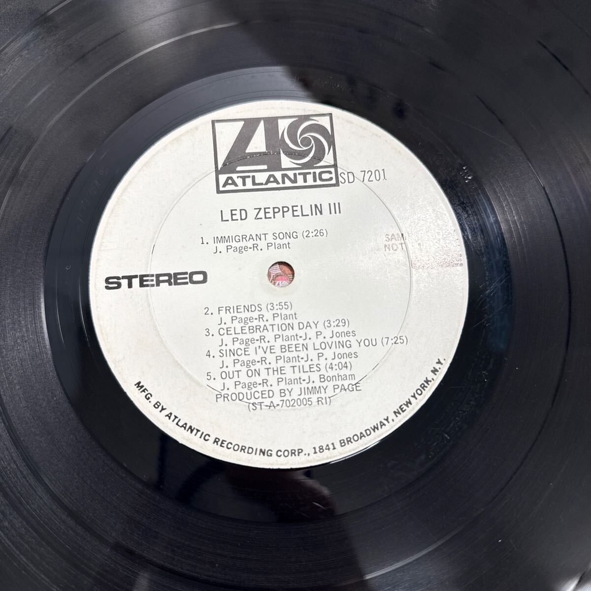 Yahoo!オークション - K203-005 お宝級 プロモ盤 希少 LED ZEPPELIN 3 ...