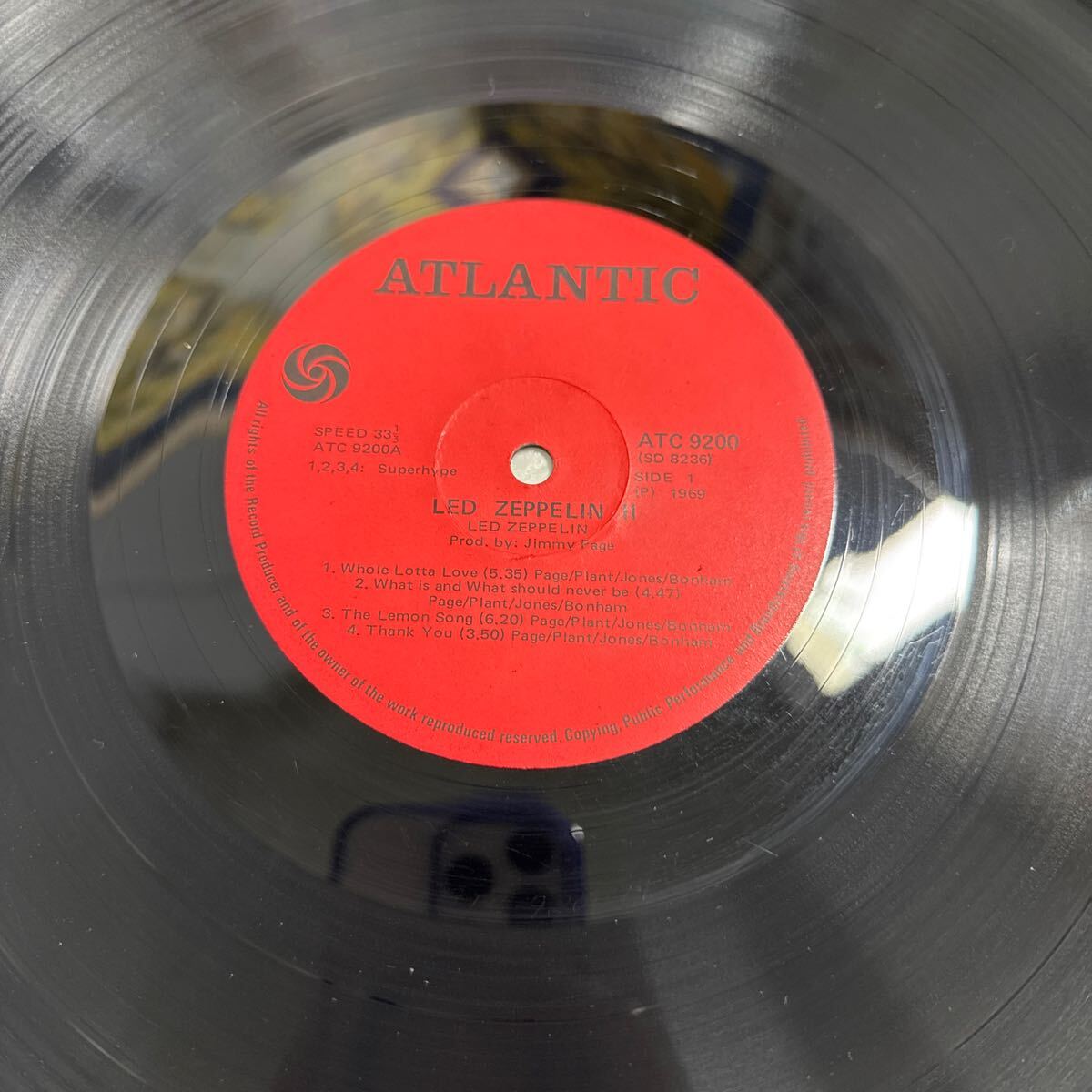 Yahoo!オークション - K203-008 お宝級 南アフリカ盤 希少 LED ZEPPELI...