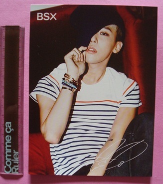 Yahoo!オークション - BIGBANG G-DRAGON GD BSX サイン (印刷) カード ...