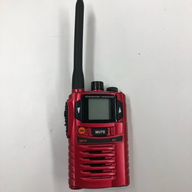 Yahoo!オークション - SR70A レッド SR70AR 特定小電力トランシーバー ...