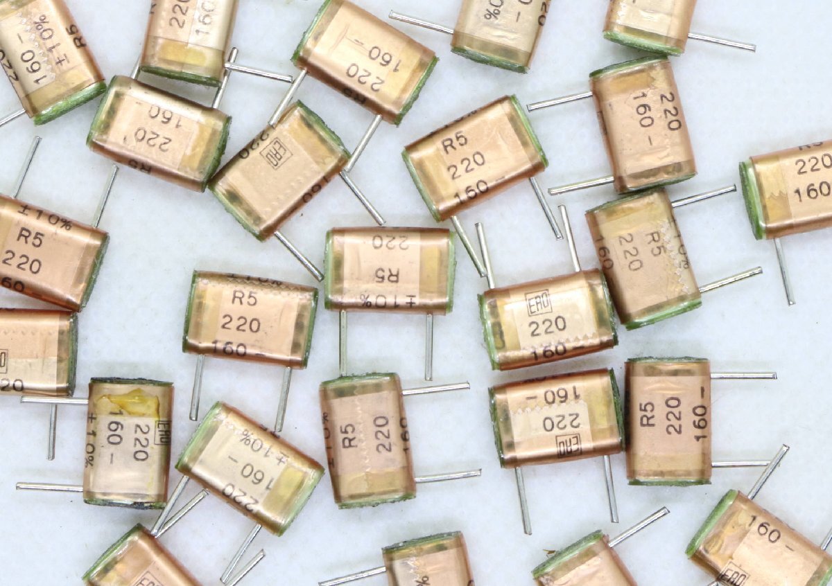 Yahoo!オークション - 激安 EROコンデンサ 20個セット 220pF 160V KC18...