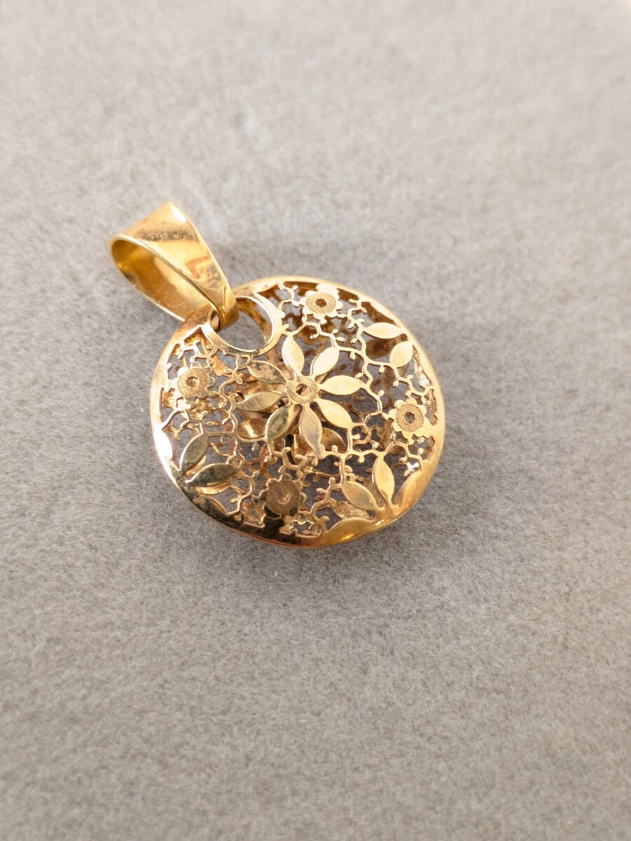 Yahoo!オークション - n9【K14 14KT ペンダントトップ ITALY】中古品 ...