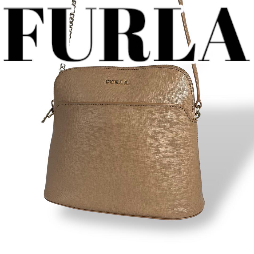 Yahoo!オークション - FURLA フルラ ショルダーバッグ 斜め掛け PVC ベ...