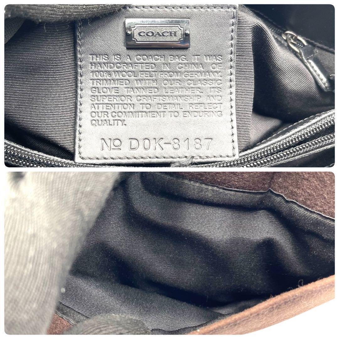 Yahoo!オークション - COACH コーチ トートバッグ フェルト生地 8187