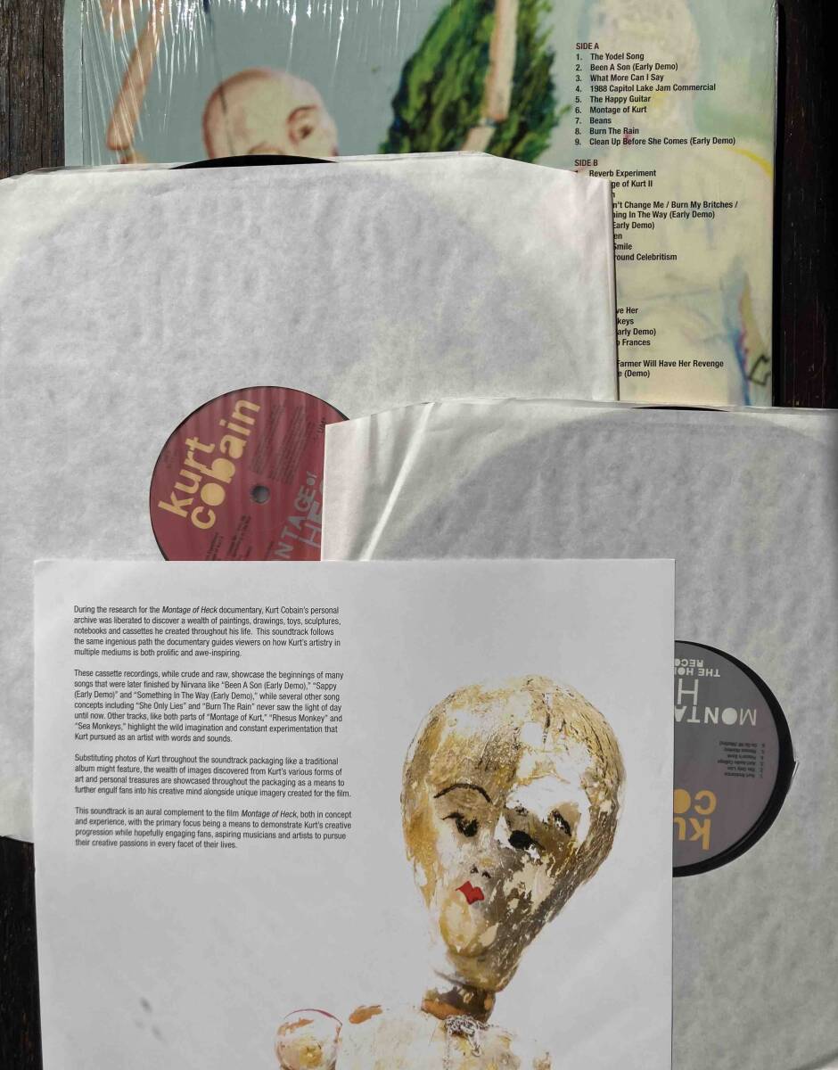 2LP Kurt Cobain Montage Of Heck サントラ Nirvana ニルヴァーナ Bleach Nevermind In Utero(Nirvana)｜売買された ...