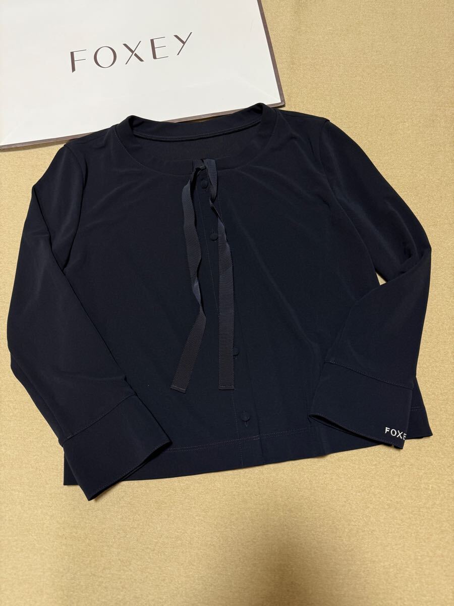 02 FOXEY フォクシー カーディガン ミッドナイトブルー(その他)｜売買されたオークション情報、yahooの商品情報をアーカイブ公開 - オークファン（aucfan.com）