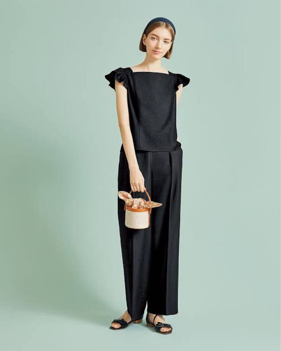 Yahoo!オークション - 14 FOXEY フォクシー トップス ブルー 42